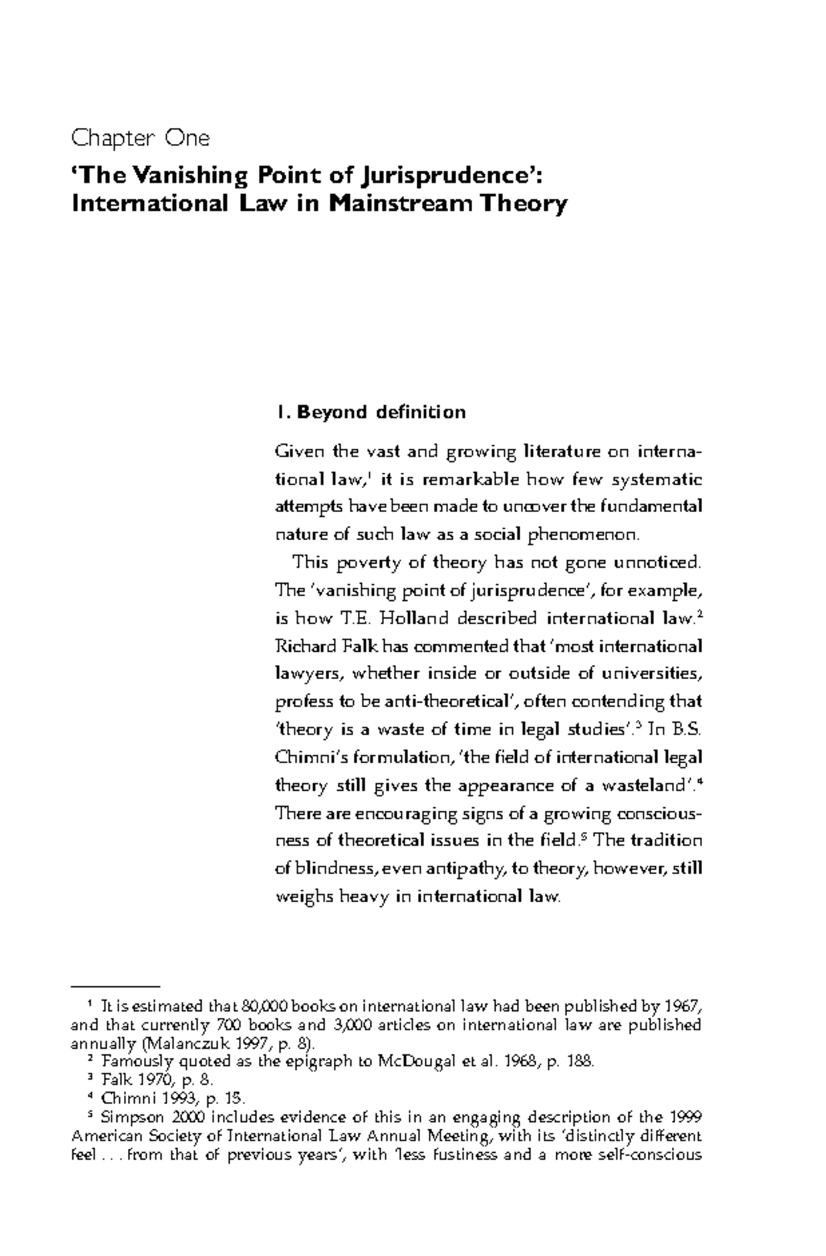 Book 9789047404613 BP000003-preview - Chapter One ‘The Vanishing Point of Jurisprudence’: - Studocu