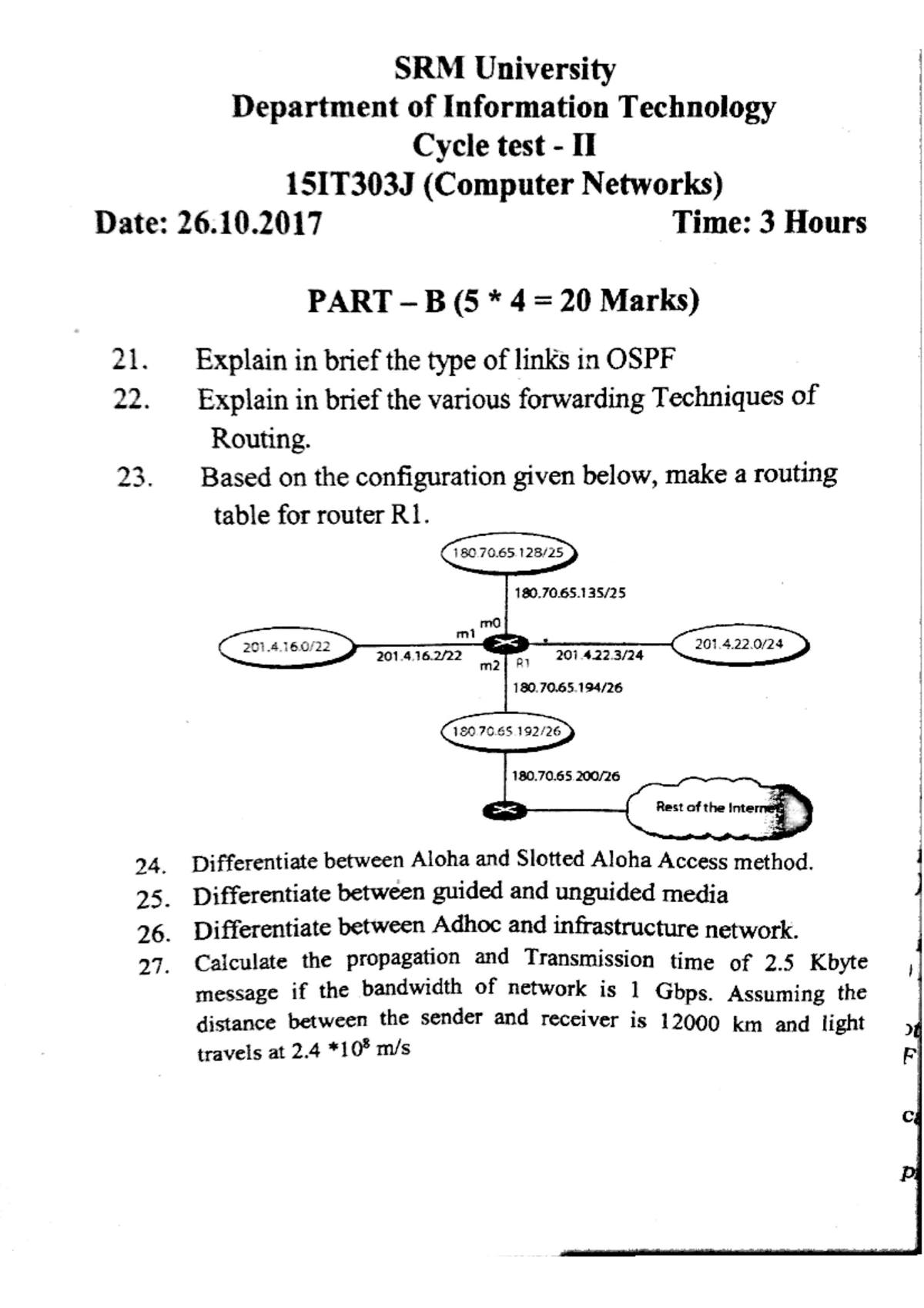 Computer Network CT2-CT2 - Studocu