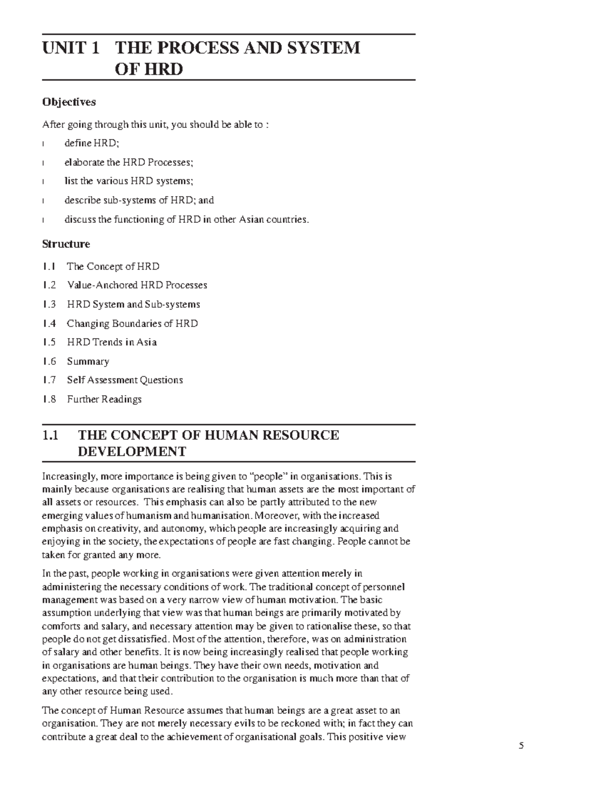 HRM UNIT 1 - human resource management material for business management ...