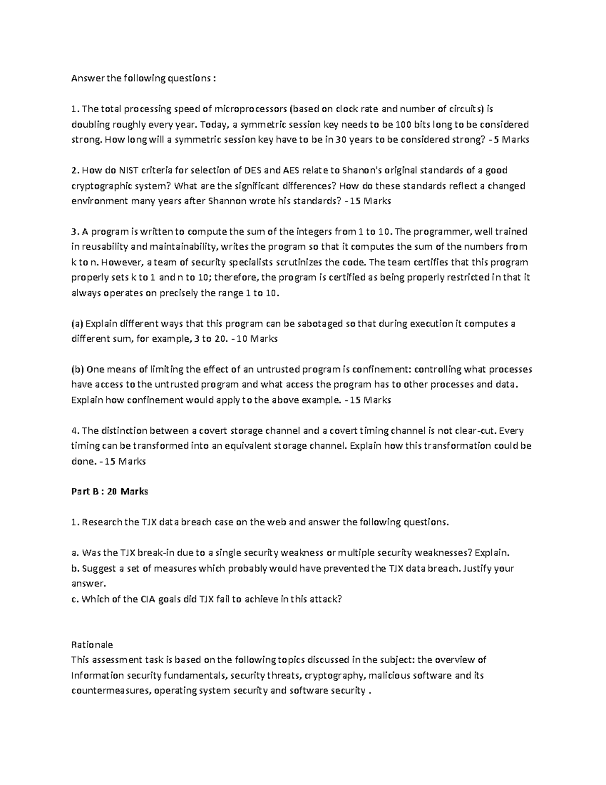 1465905515 Computer Science-Networking - Answer the following questions ...