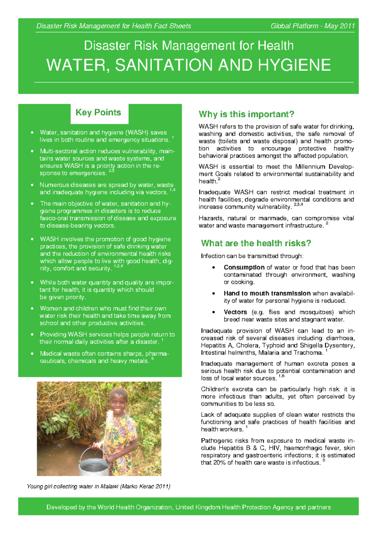 Information-sheet-wash - Disaster Risk Management for Health Fact ...