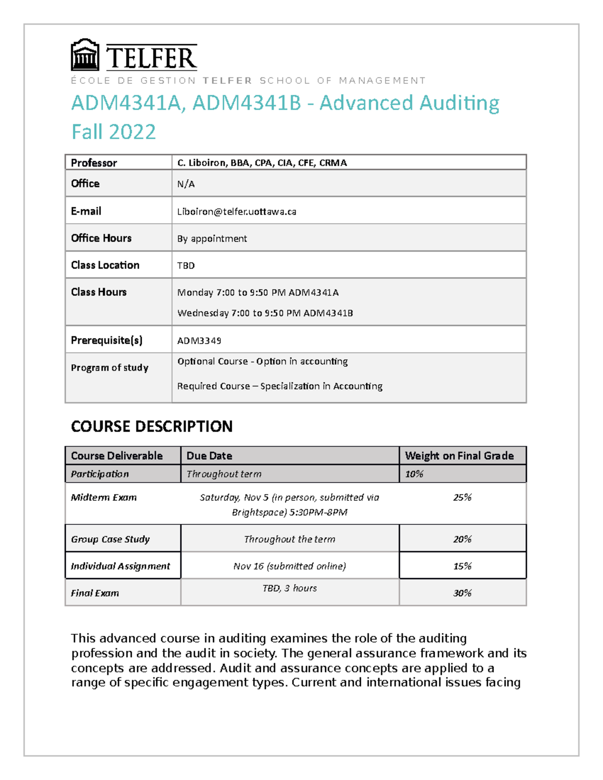 ADM4341 Syllabus Final - É C O L E D E G E S T I O N T E L F E R S C H ...
