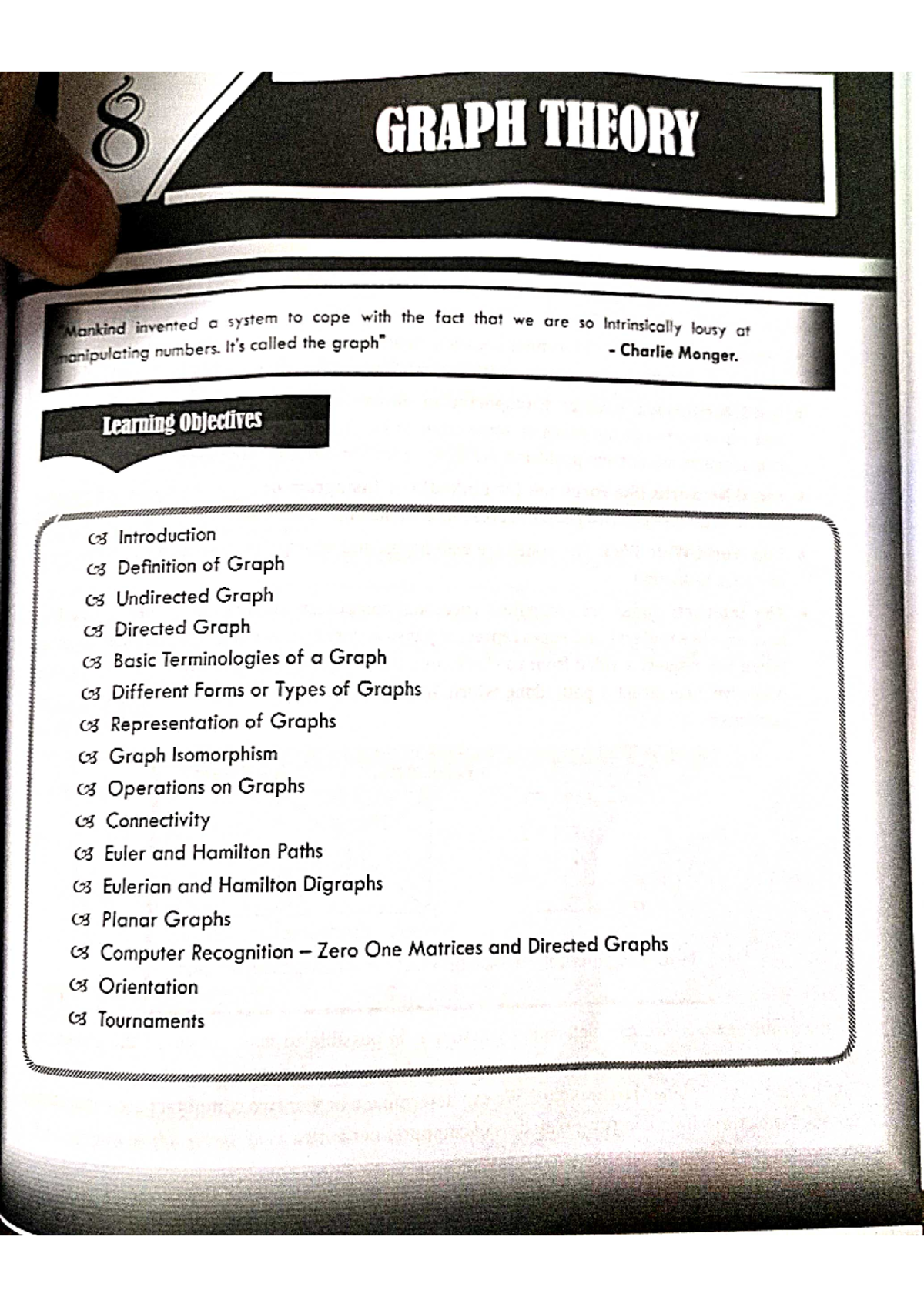 Graph theory - Study well - Computer Science - Studocu