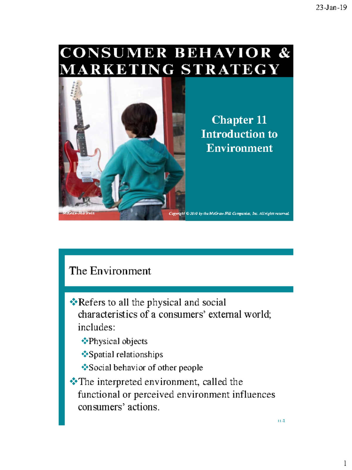 Chap011 Introduction-to-the-Environment - Chapter 11 Introduction to ...