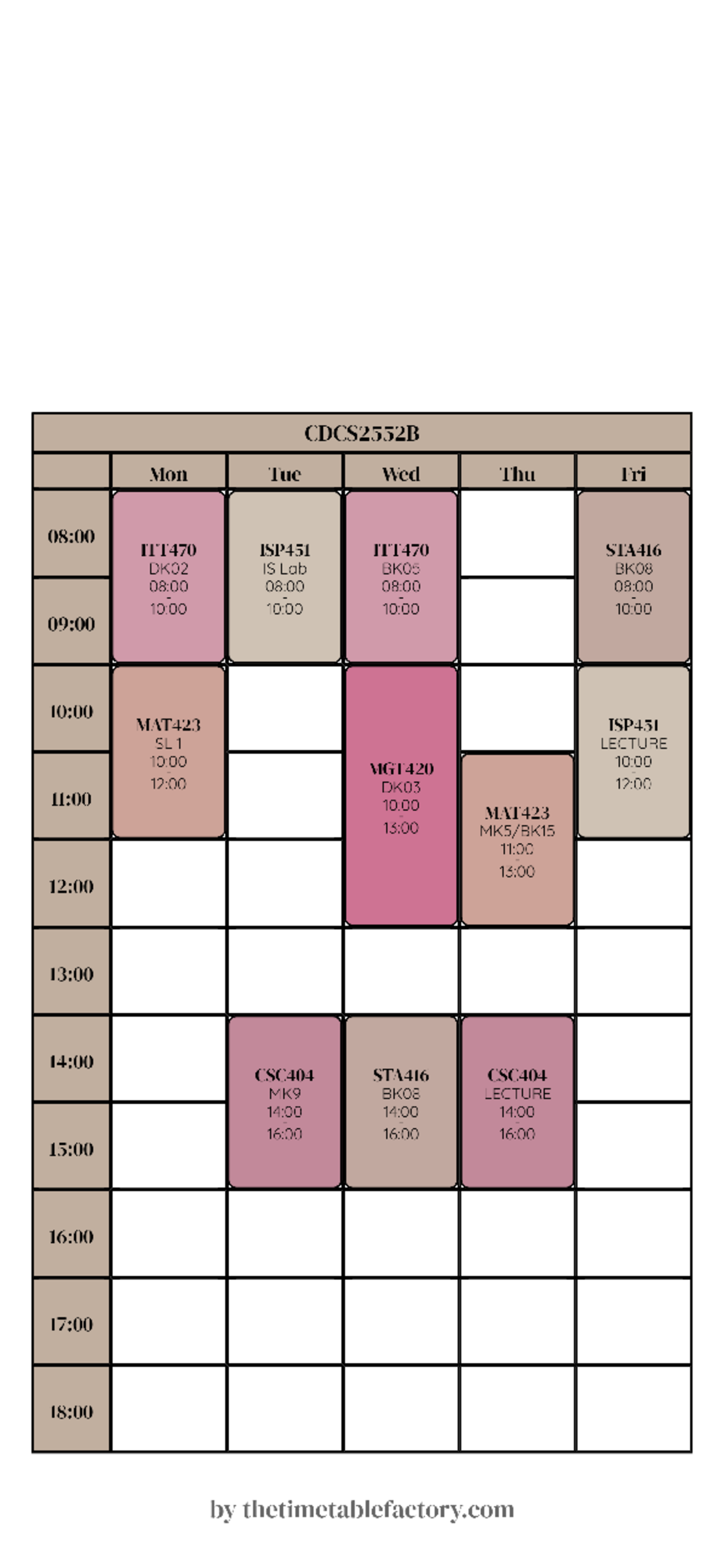 Timetable - Digital Electronics - Studocu