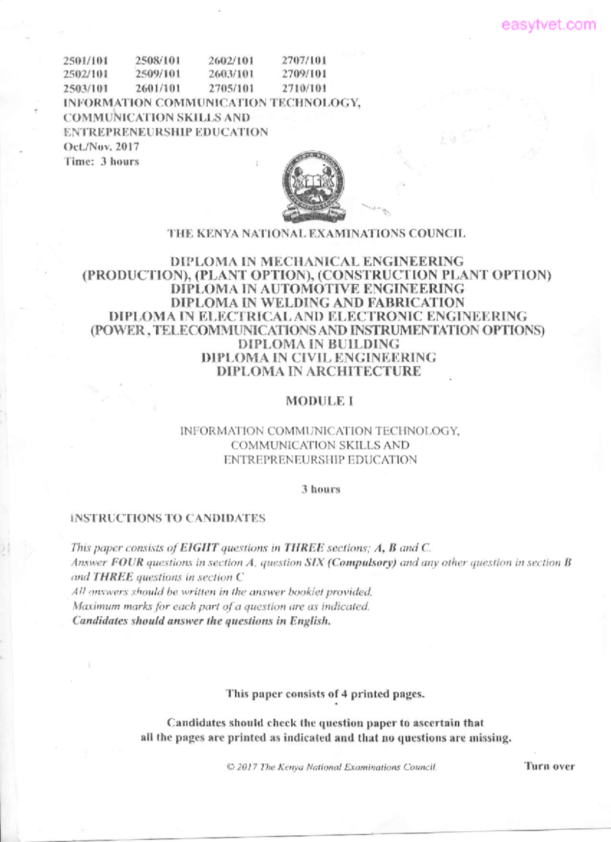 ICT EPE &COMM - Good notes - easytvet INFORMATION COMMUNICATION ...