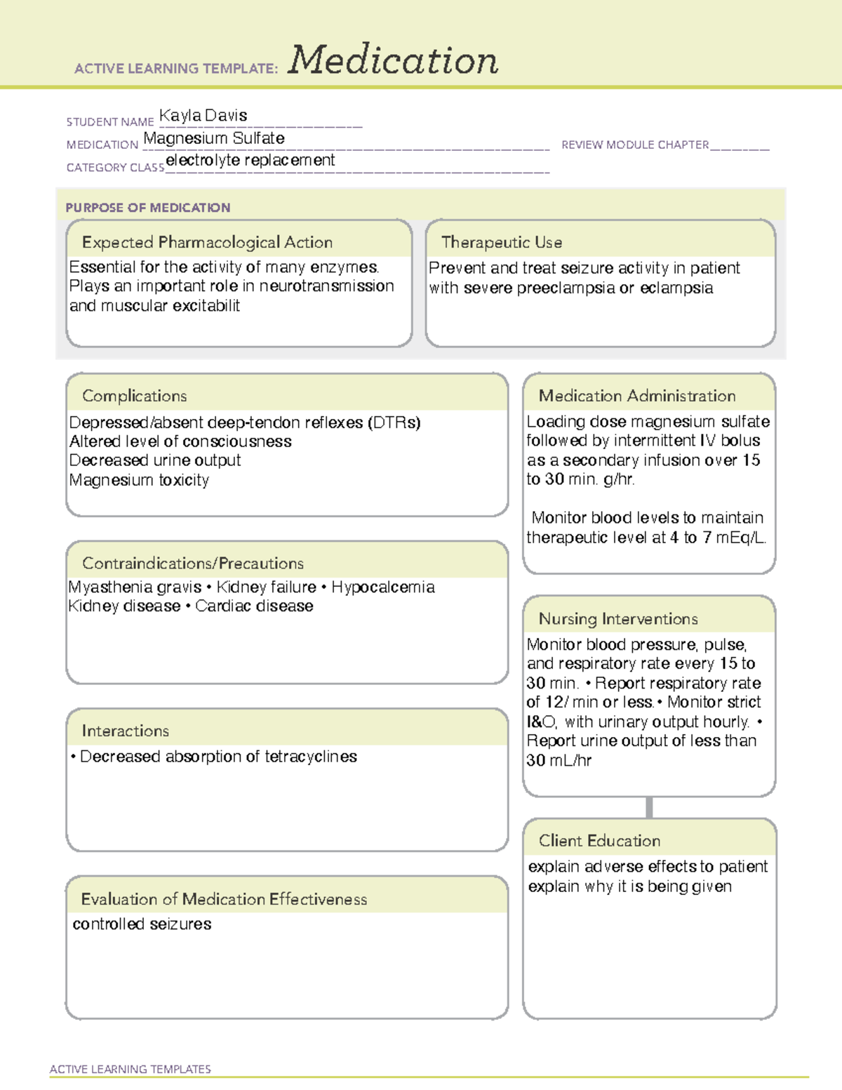 Medication restricted (2) copy - ACTIVE LEARNING TEMPLATES Medication ...