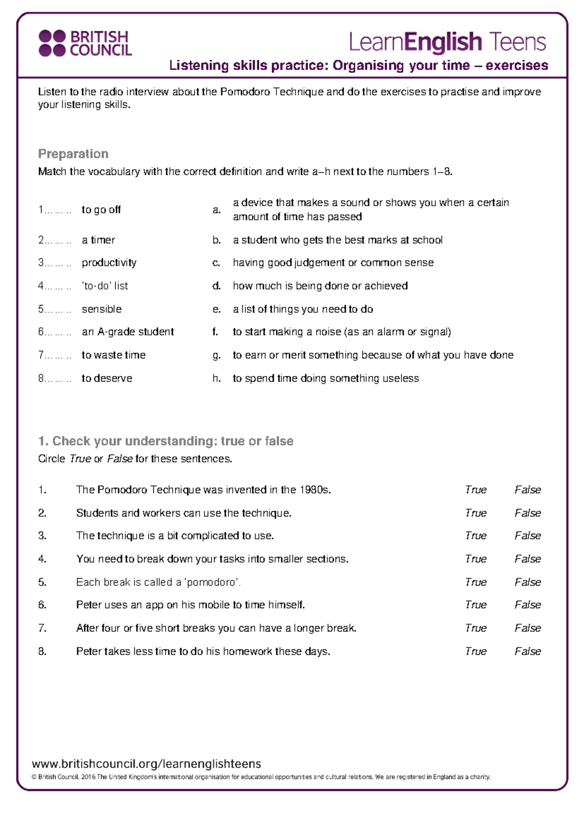 Listening activity to improve learning English for beginners in this ...
