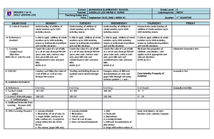 A Detailed Lesson Plan in English V 2 - Bachelor of Elementary ...