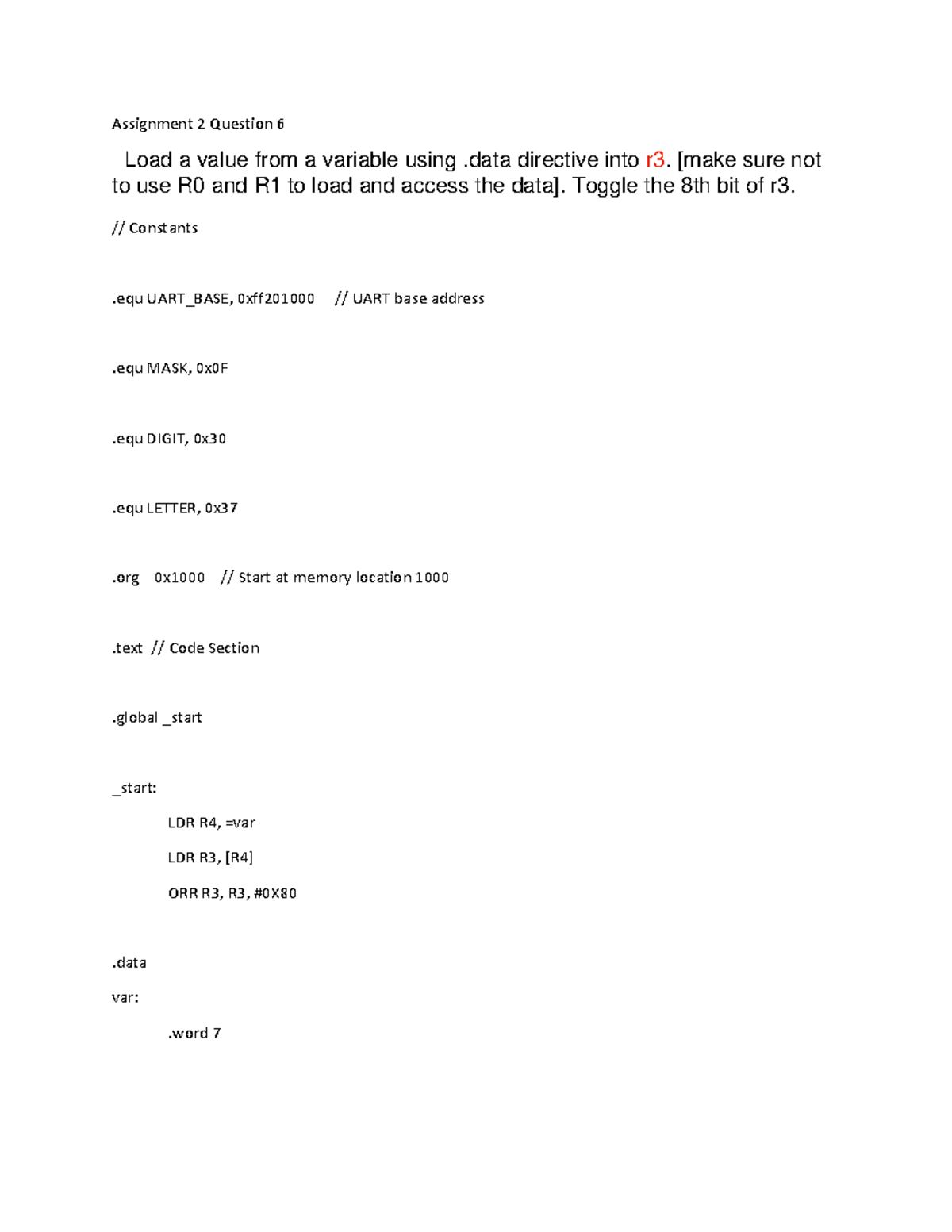 CP216 Assignment 2 Question 6 - Assignment 2 Question 6 to use R0 and ...
