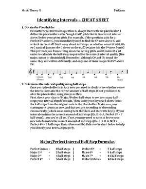 Theory Reader Unit 5 - 16 Unit 5 Intervals within a scale, triads I ...