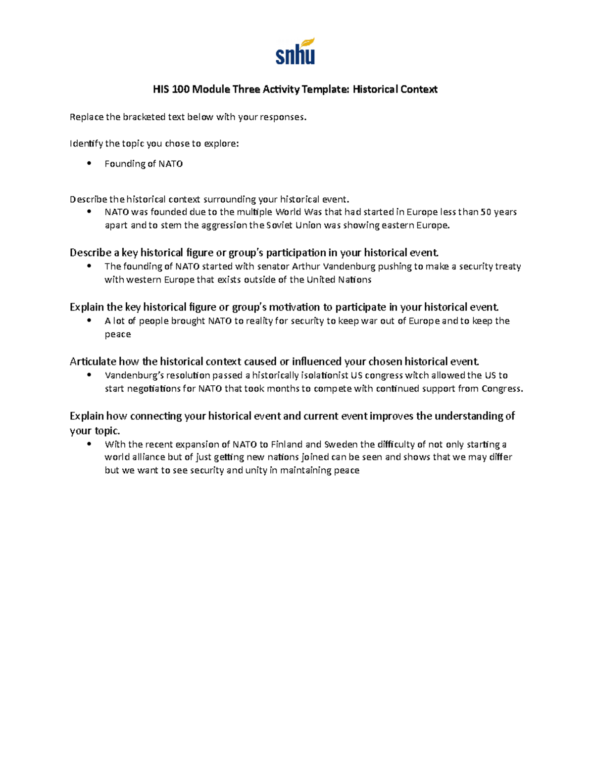 Jordan Volz Context - HIS 100 Module Three Activity Template ...