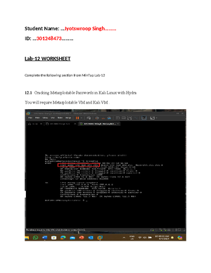 LAB 11.10.2 Dhanraj Baruwal (Fundamentals of computer network) CSTN ...