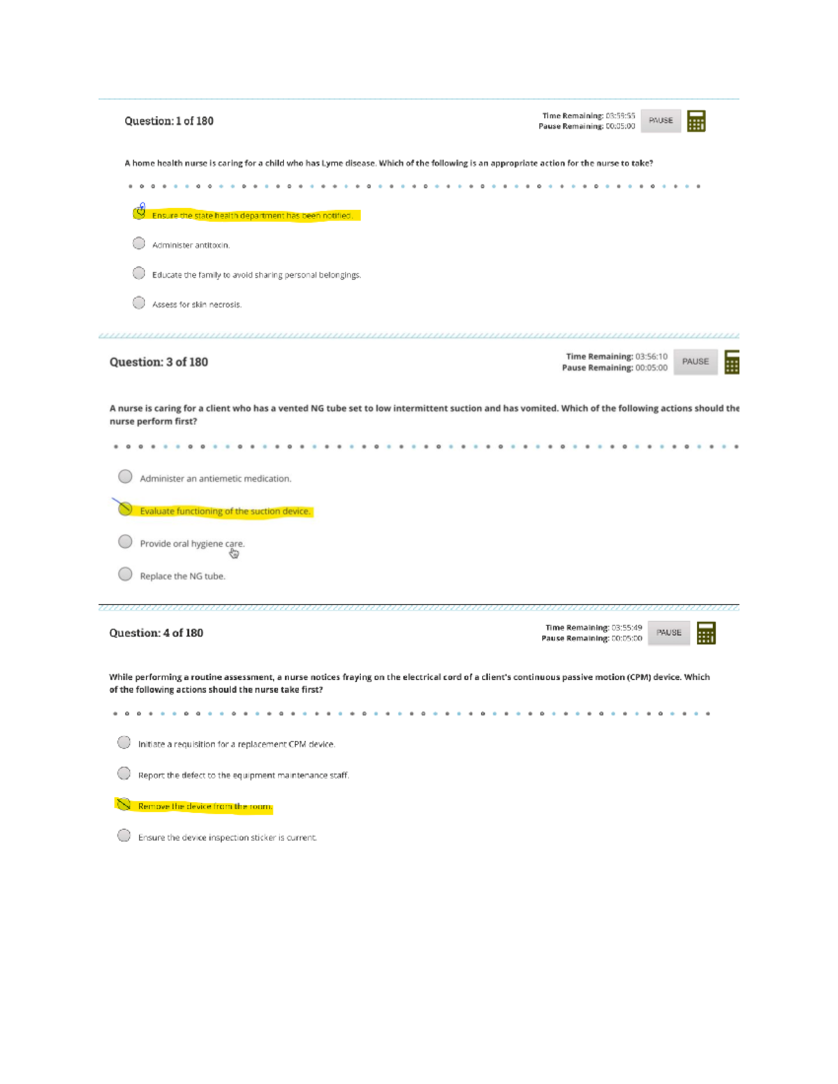 Form A - comprehensive practice exit exam - NR-341 - Studocu