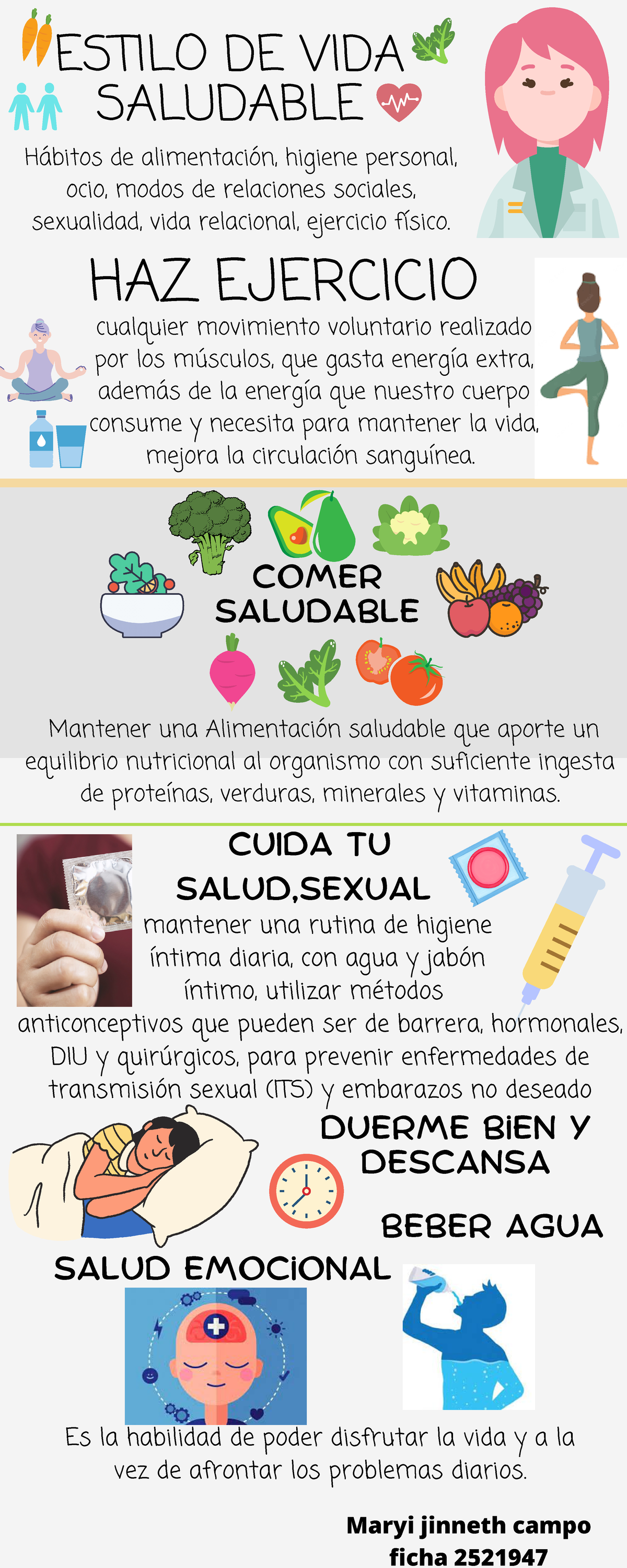 Estilo DE VIDA Saludable - ESTILO DE VIDA SALUDABLE COMER SALUDABLE Duerme Bien y Descansa ...