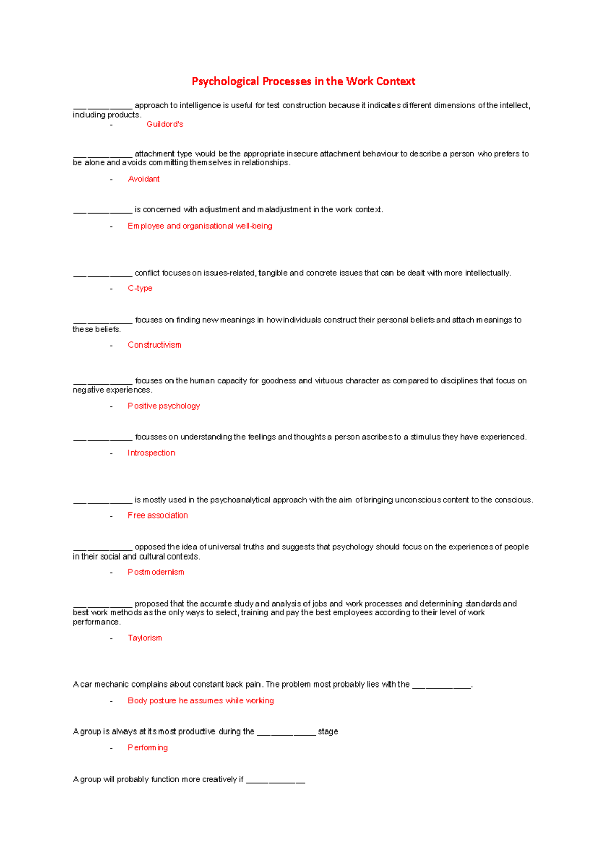 IOP1501-psychological processes in the work context - 2012 - 2014 ...