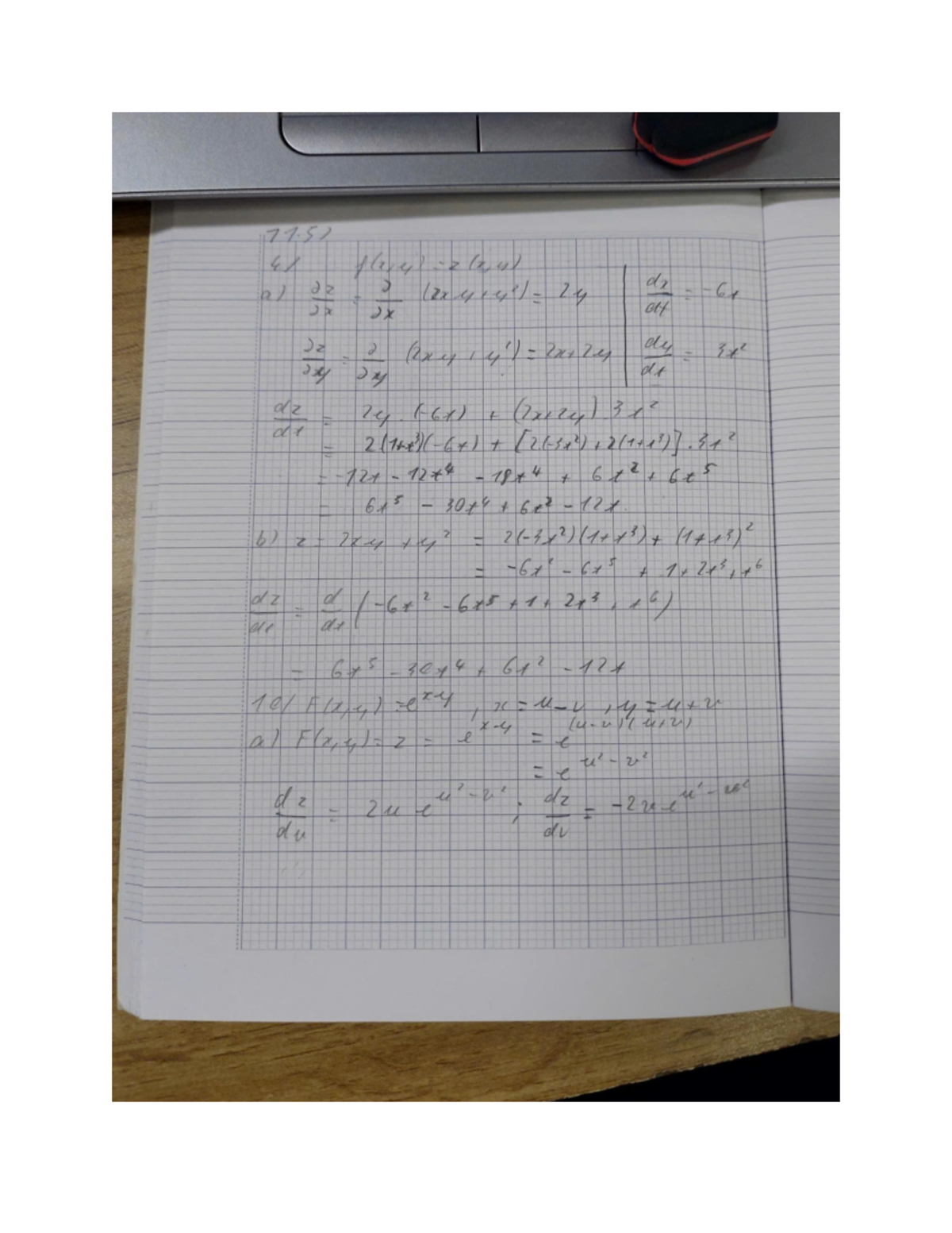 Toán 3 11 - Bài tập về nhà toán 3 - 77 a) azida I dx 2x dx at )z jd ...