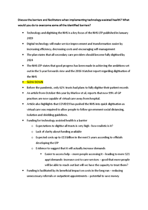 BAND 5 Leader - Explain how a band 5 physiotherapist might use ...