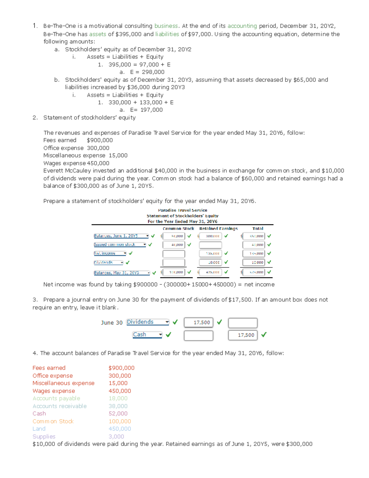 Module 1 Homework - 1. Be-The-One is a motivational consulting business ...