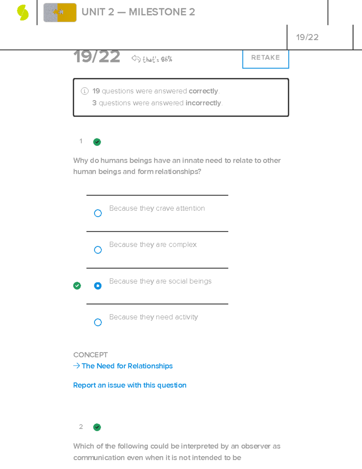 Conflict Resolution unit 2 - milestone - 1 CONCEPT → The Need for ...