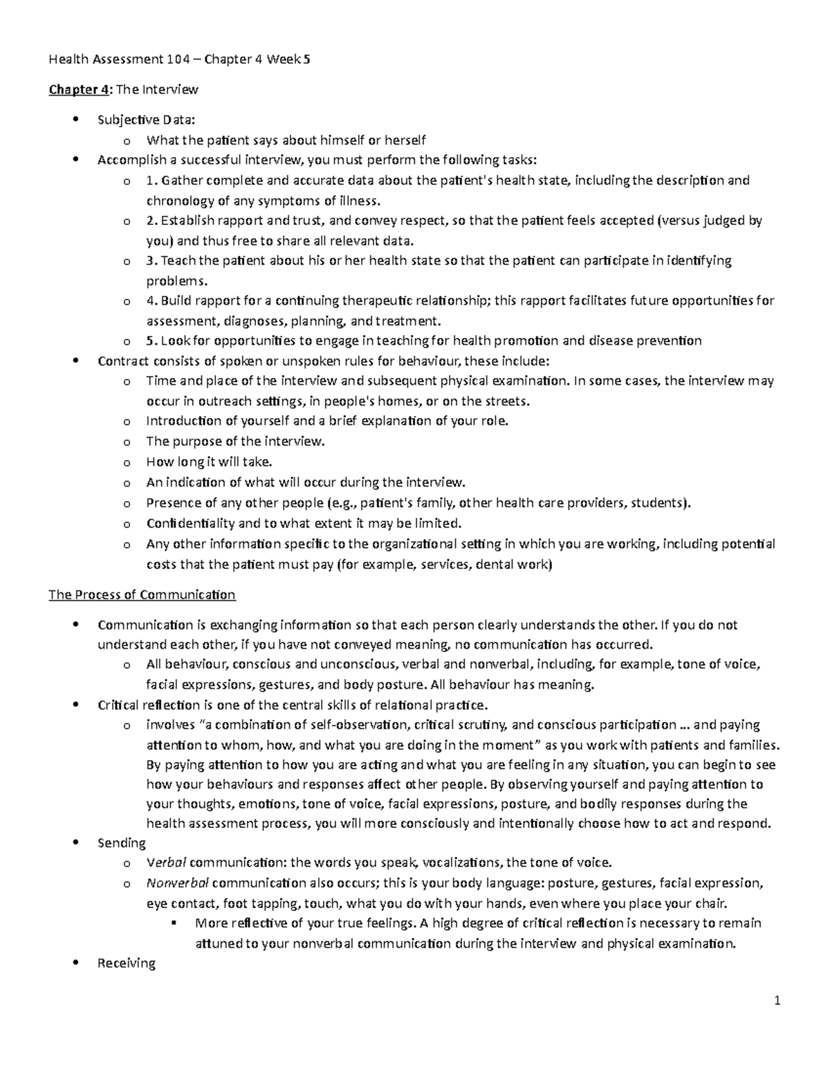 Health Assessment Chp4 Health Assessment 104 Chapter 4 Week 5 health-assessment-chp4-health-assessment-104-chapter-4-week-5