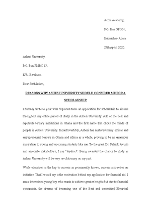 Sample Manifesto - A MANIFESTO BY BOAMPONG NICHOLAS AS ASPIRANT FOR THE ...