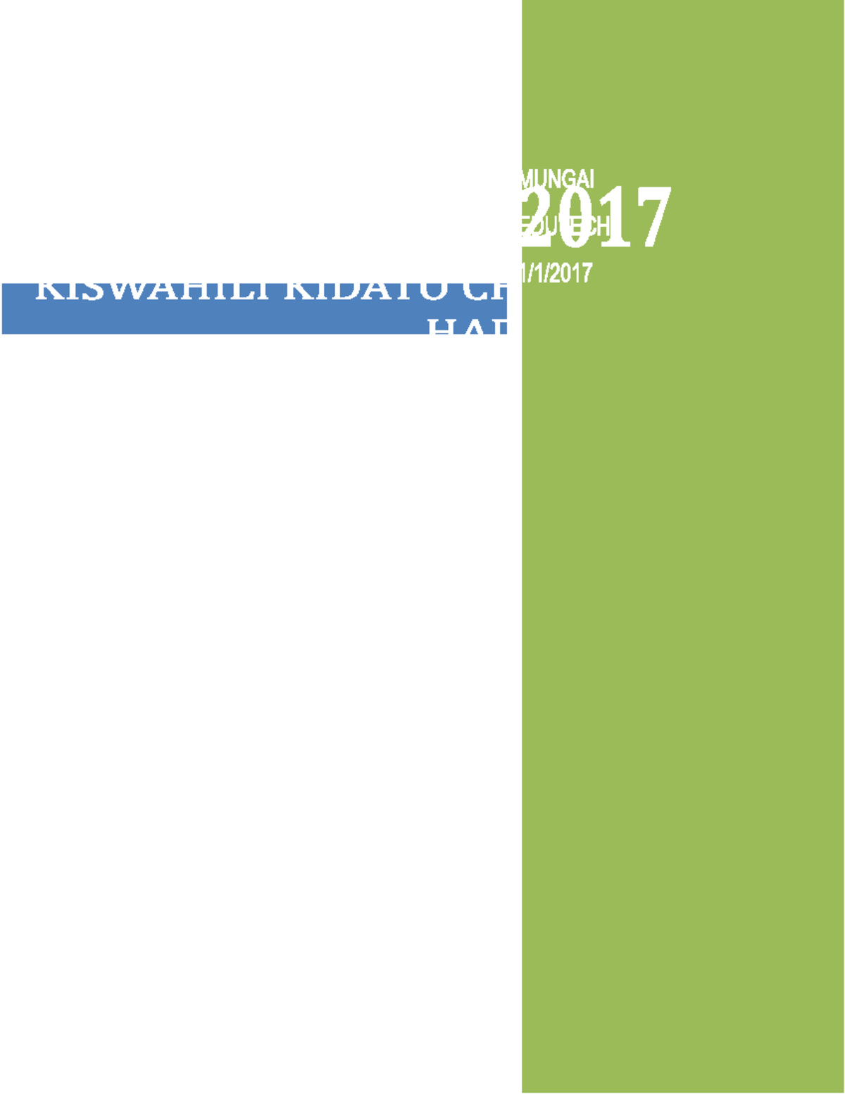 Kiswahili Simplified Notes - Kitengo Ushairi Mashairi yanaweza ...