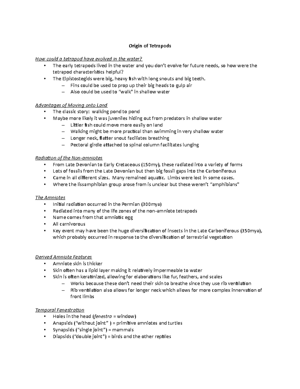 Origin of Tetrapods - Fins could be used to prop up their big heads to ...