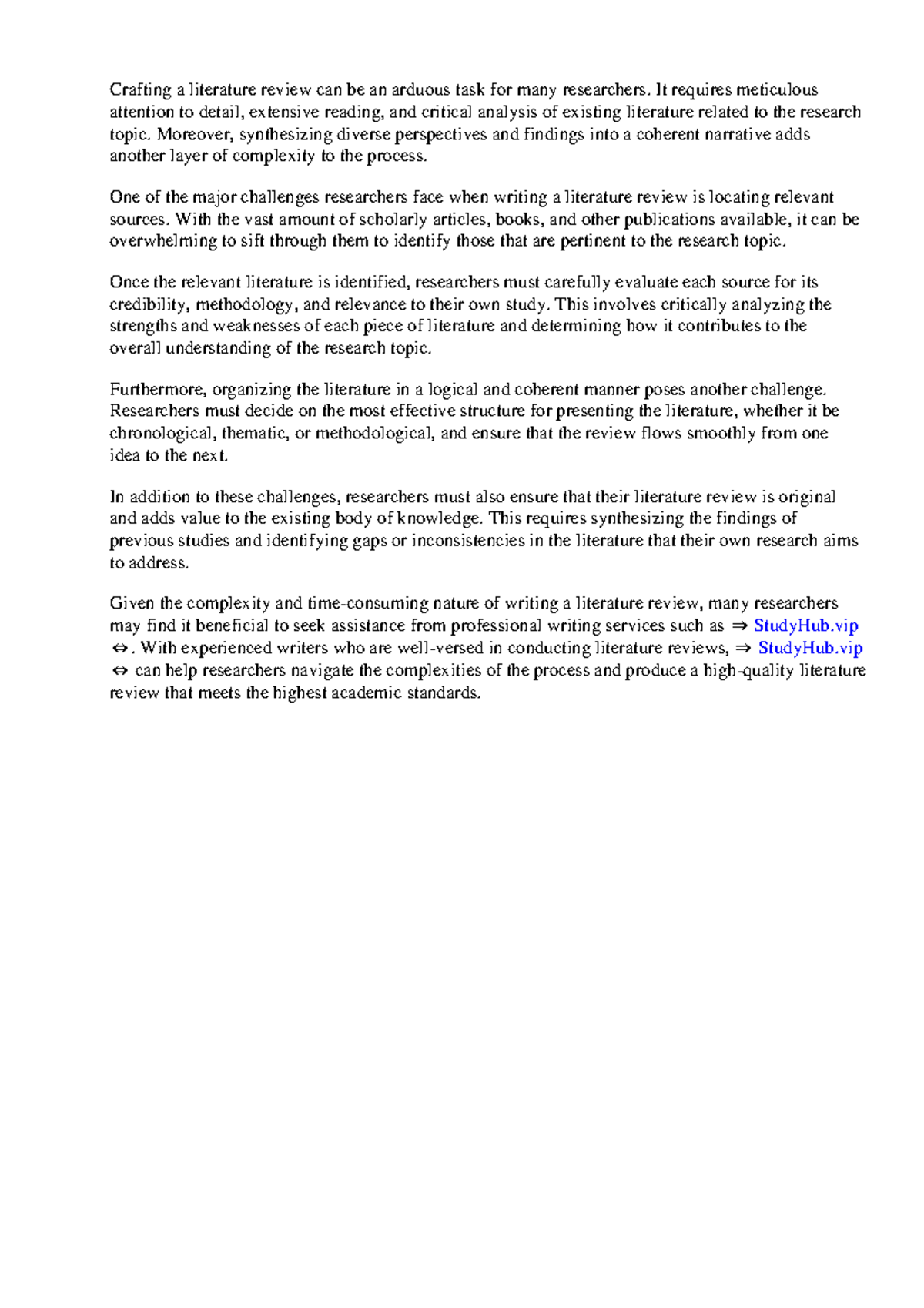Literature Review Of Research Topic - Crafting a literature review can ...