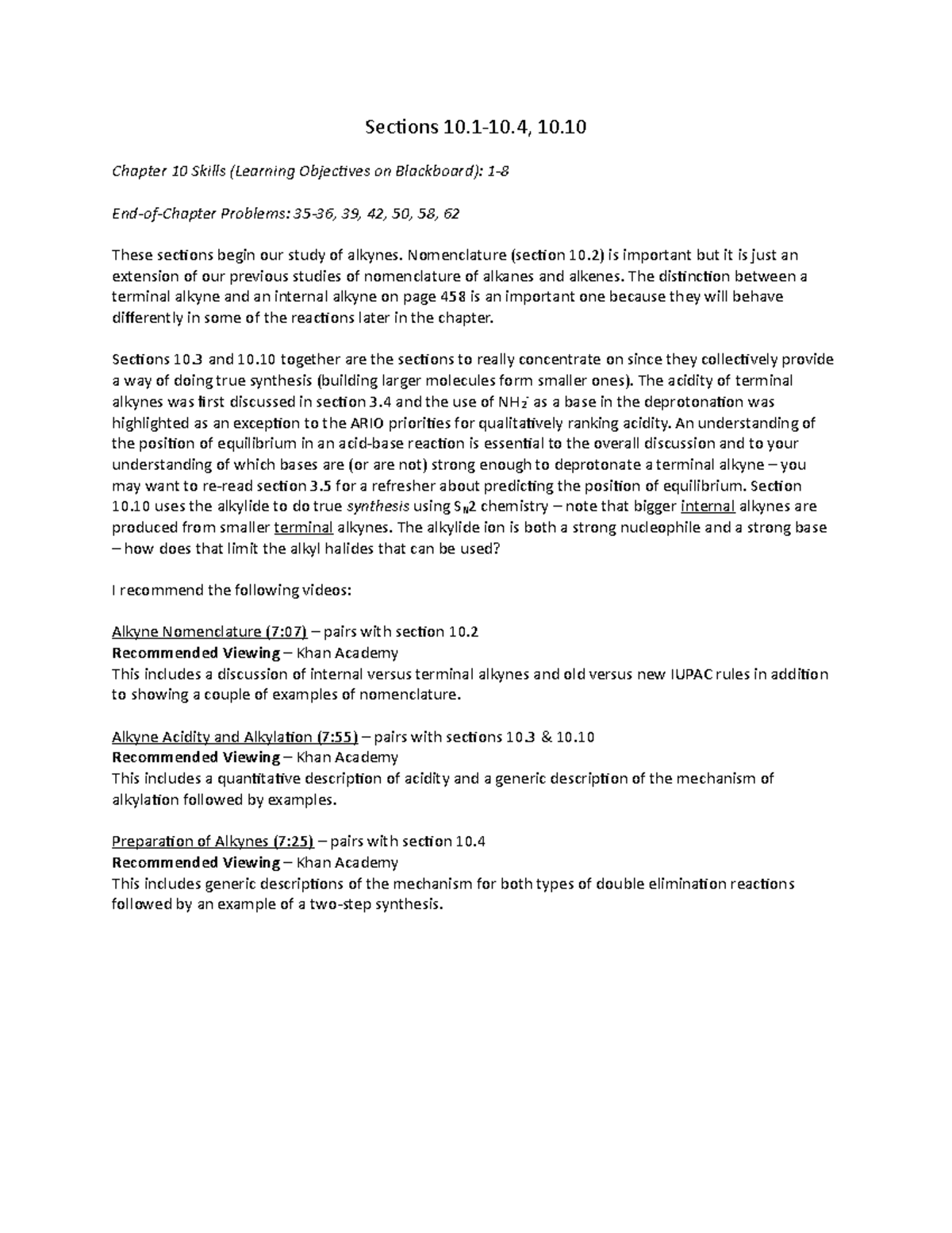 Reading Guide 10-1 10-4 10-10 - Sections 10.1-10, 10. Chapter 10 Skills ...