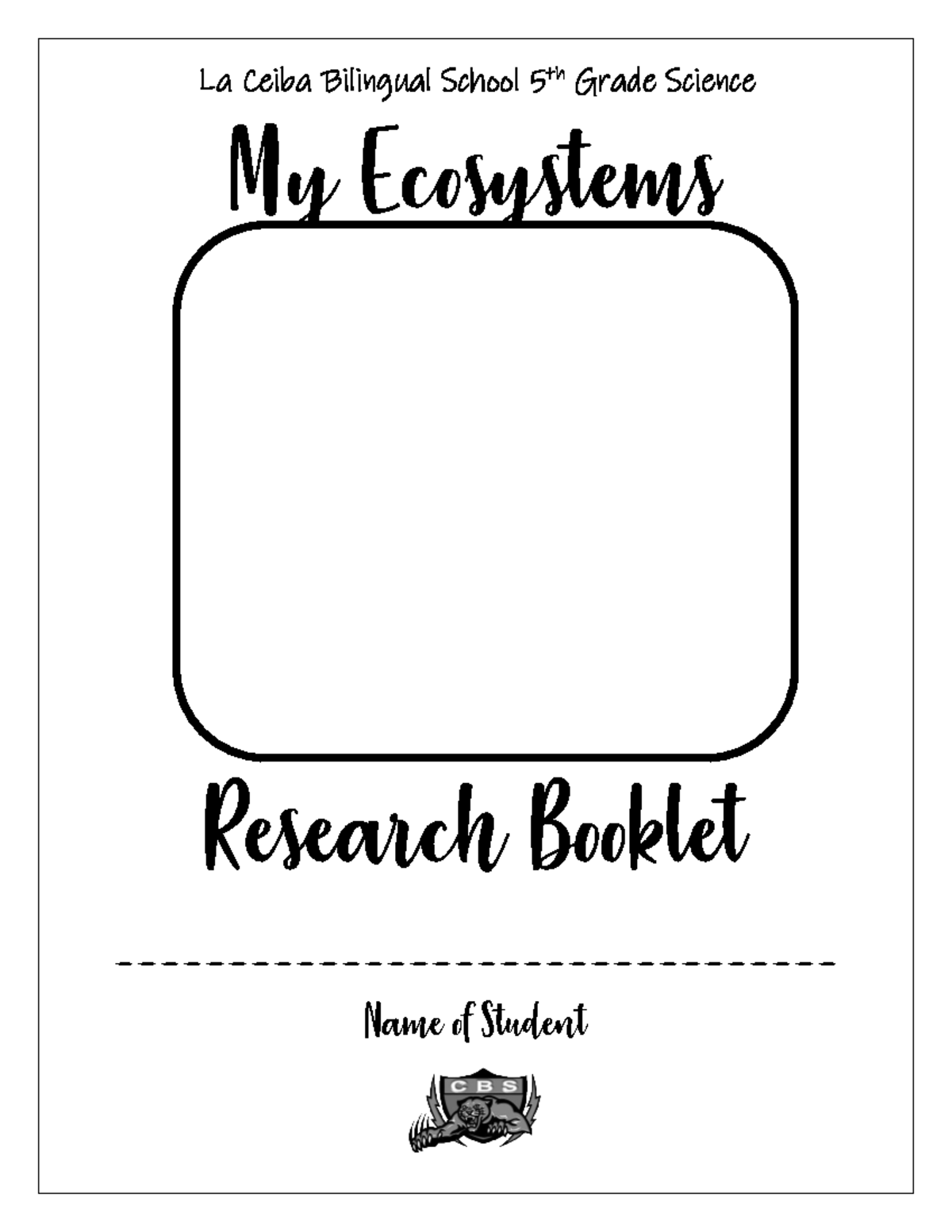 My Ecosystems - Material para investigacion de Ecosistemas - La Ceiba ...