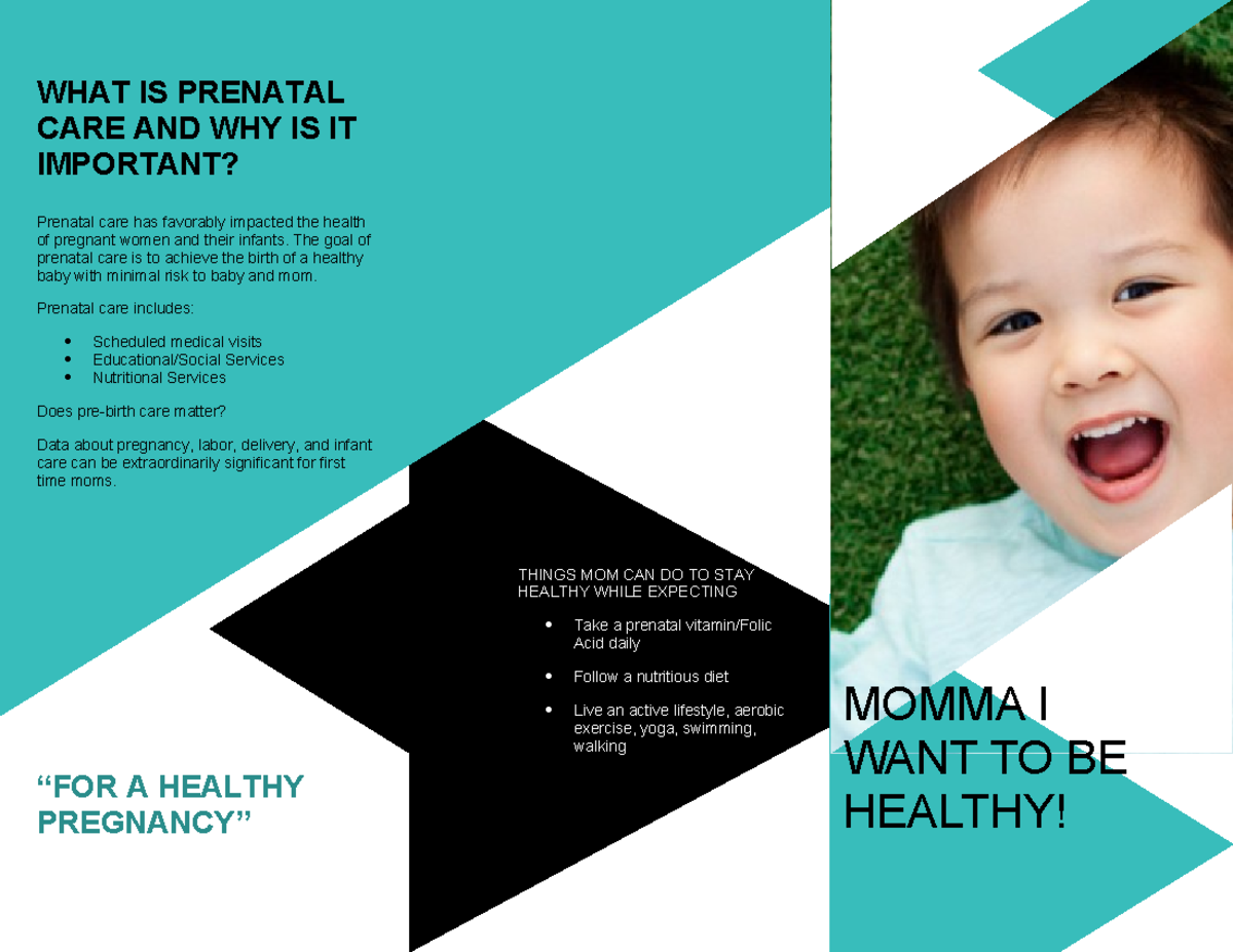 Prenatal - Pamphlet - WHAT IS PRENATAL CARE AND WHY IS IT IMPORTANT ...