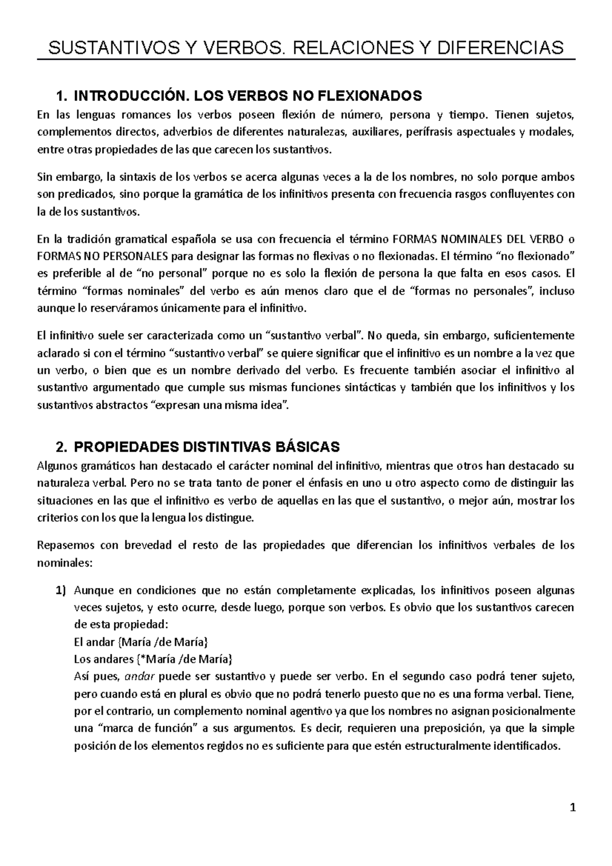 Capítulo 7 Ignacio Bosque - SUSTANTIVOS Y VERBOS. RELACIONES Y ...