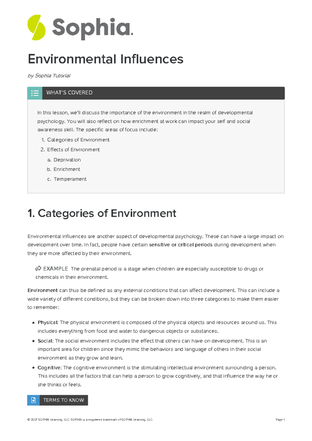 Environmental-influences-3 - Environmental Influences by Sophia ...