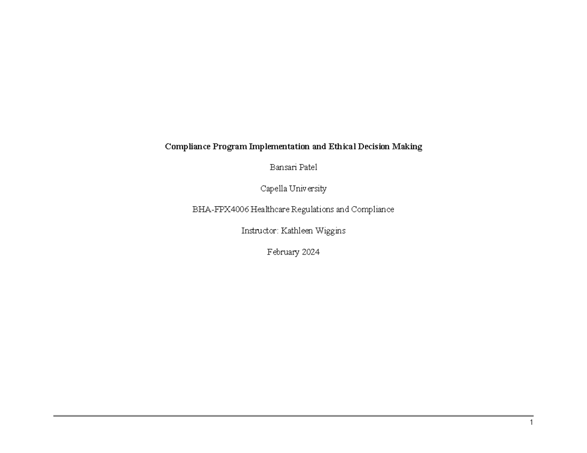 Assessment 2 Identifying And Addressing Upcoding(4006) - Compliance ...