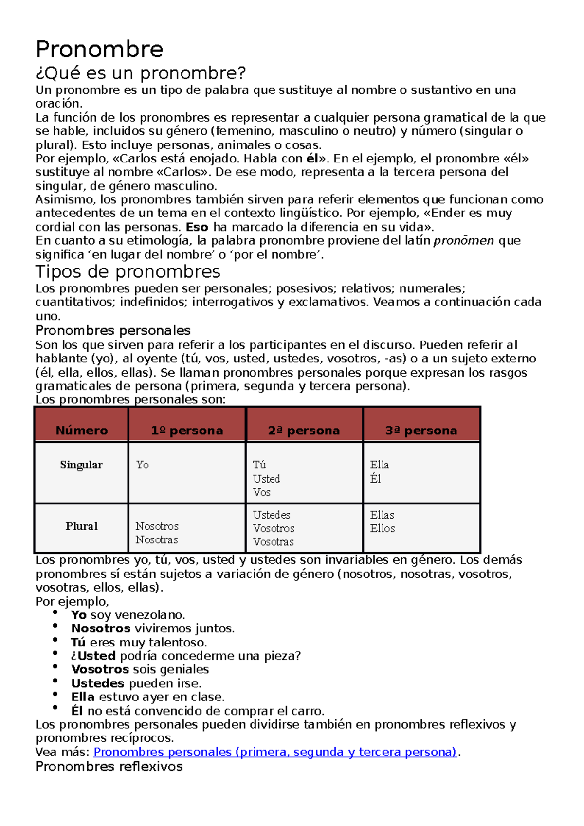 Pronombre - Gracias. - Pronombre ¿Qué es un pronombre? Un pronombre es ...