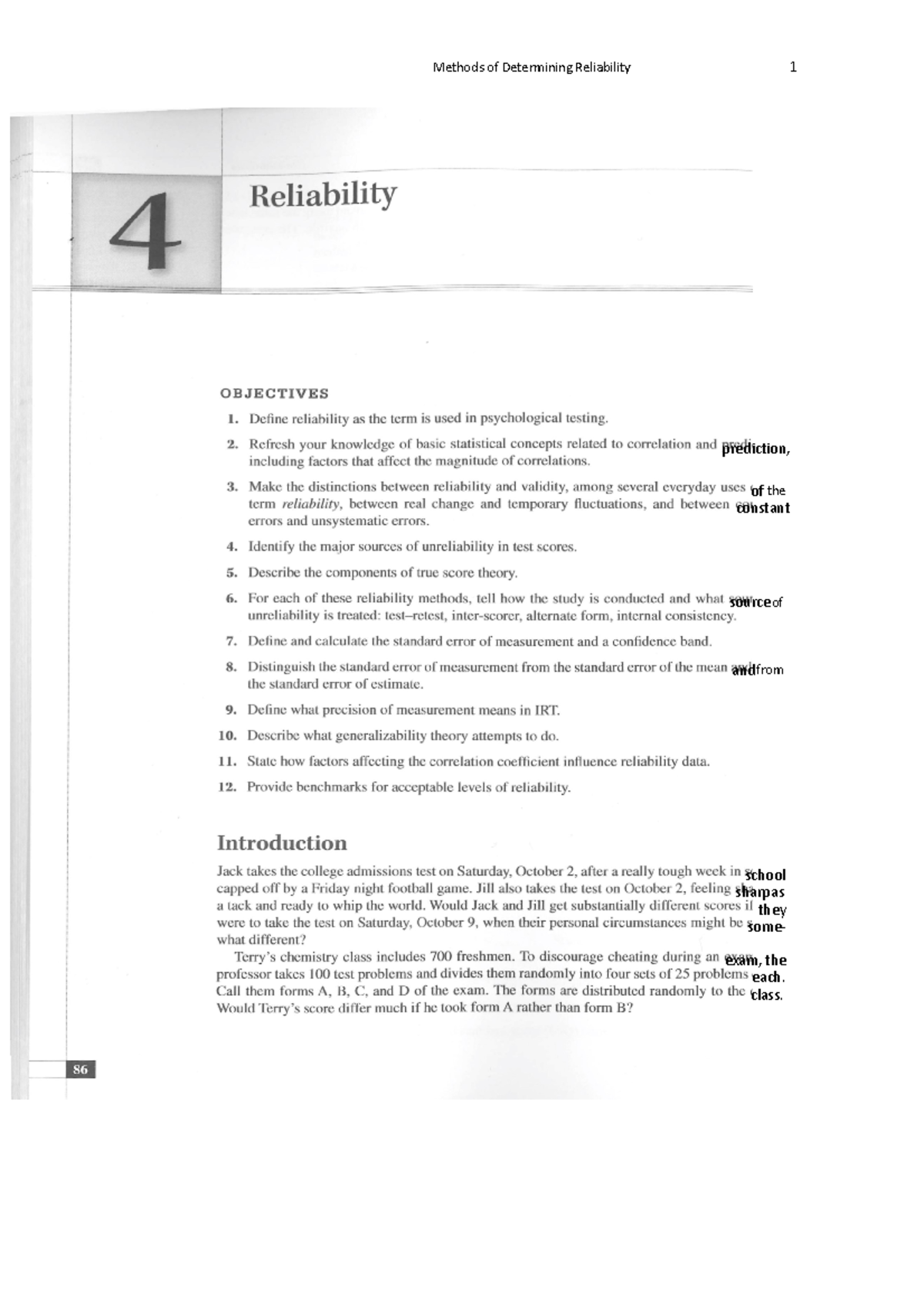Hogan Psychological Testing A Practical Introduction 4th Edition ...