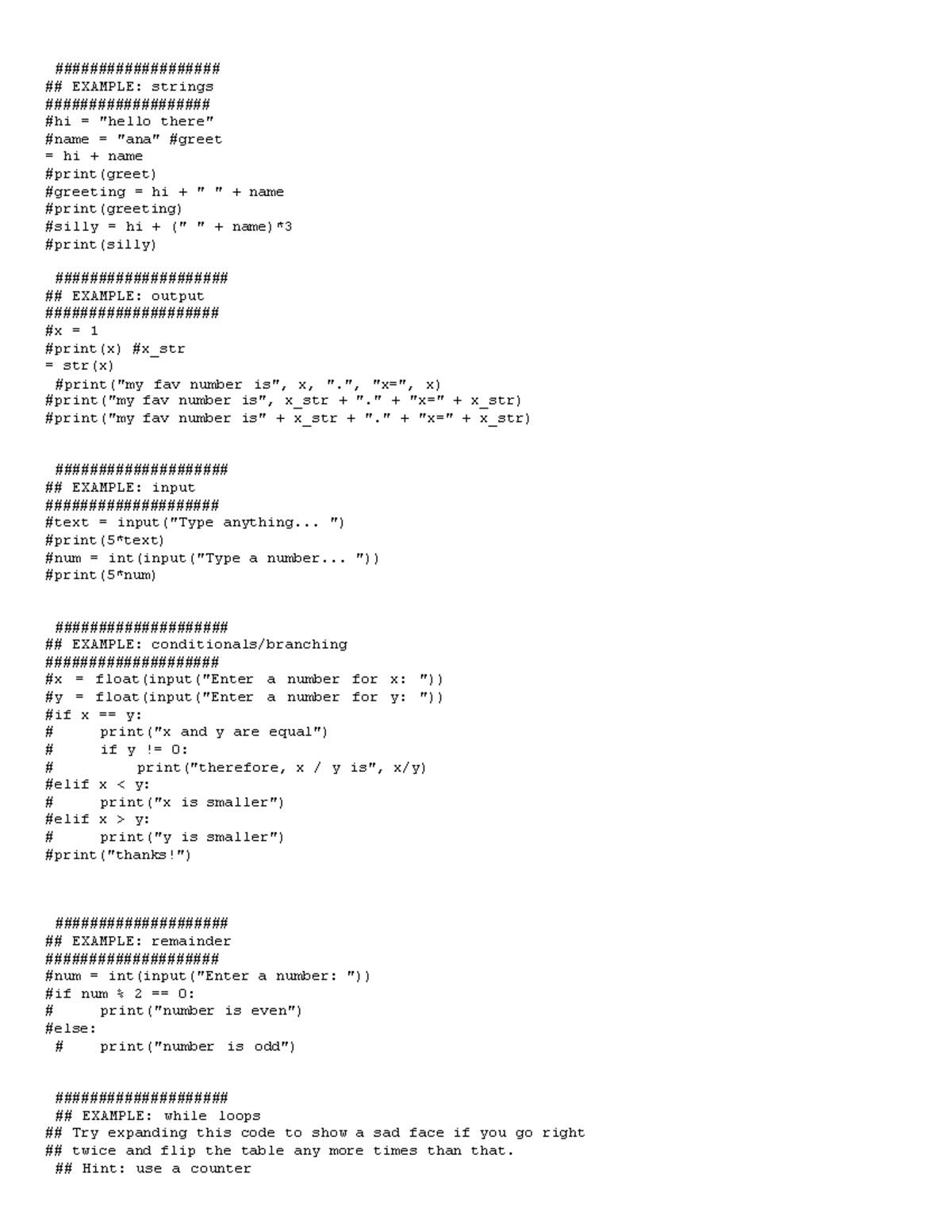 Code Python Code Example Strings Hi Hello