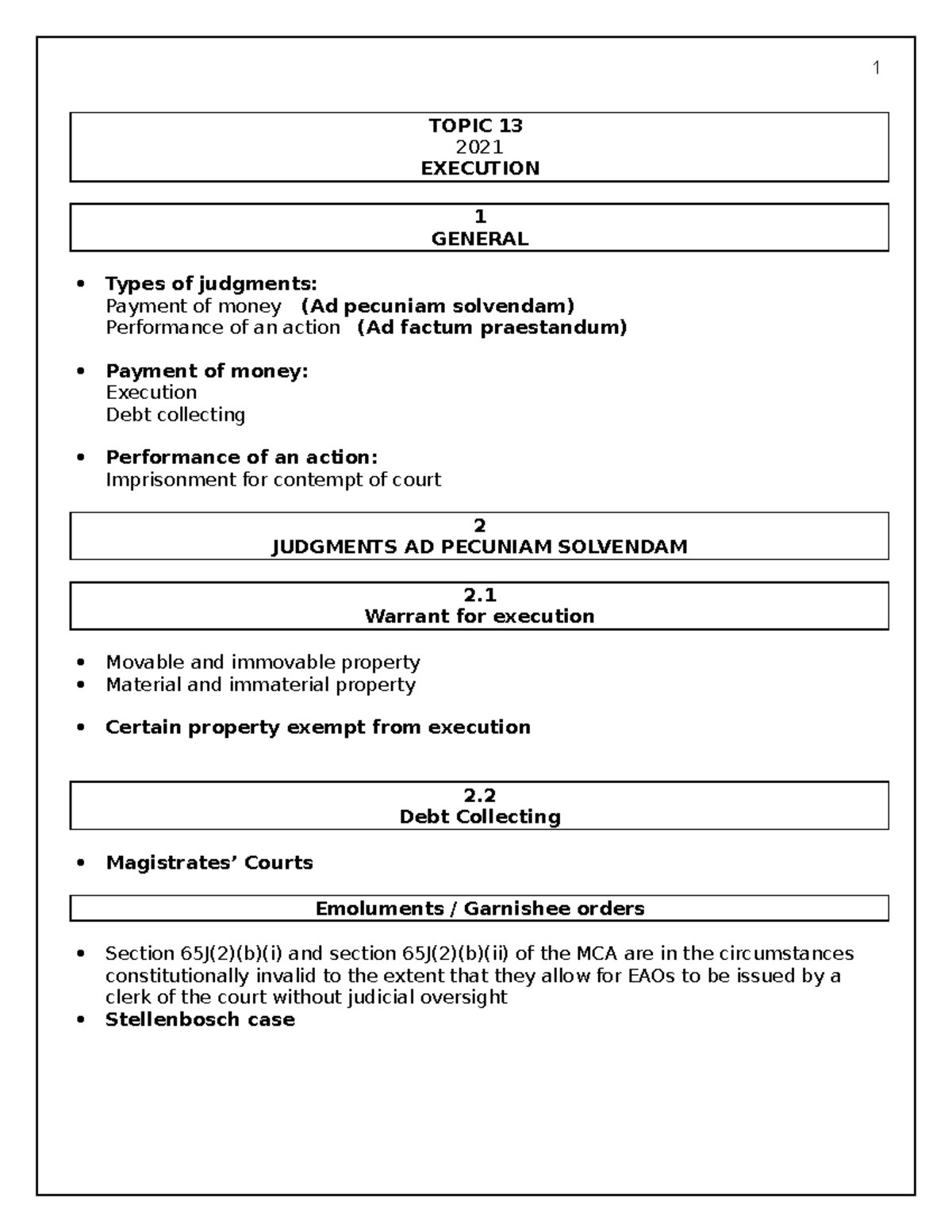 Civil topic 13 student - Lecture notes 13 - CIV302 - UWC - Studocu