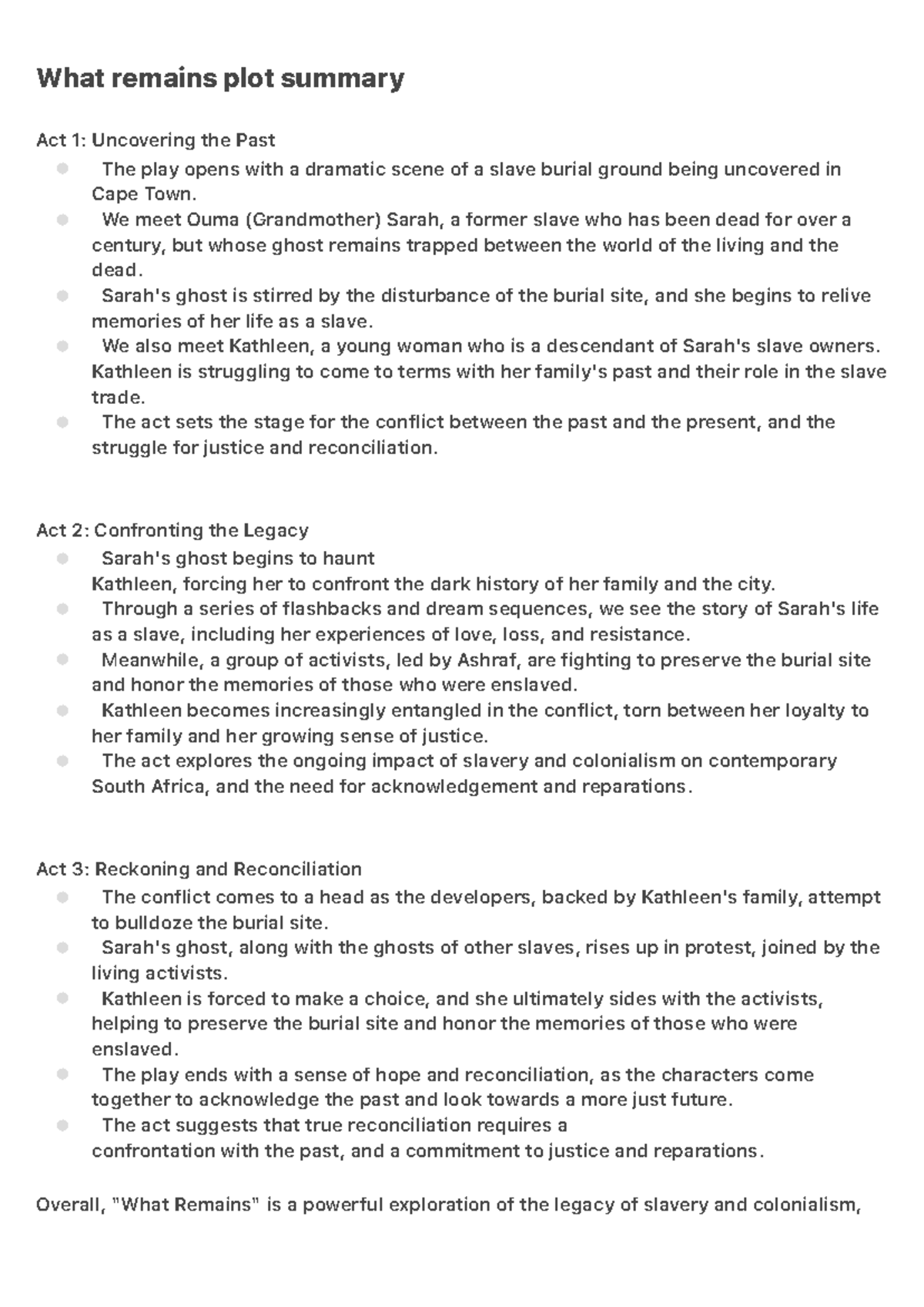 What remains plot summary 240615 210852 - What remains plot summary ...