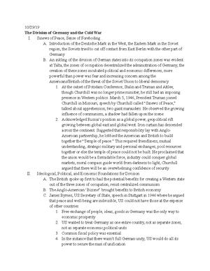 German lecture 11 19 - THE POLITICS OF DETENTE Hallstein Doctrine Willy ...