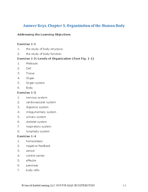 9781284240559 ANSK CH06 - Answer Keys, Chapter 6, The Skeletal System ...
