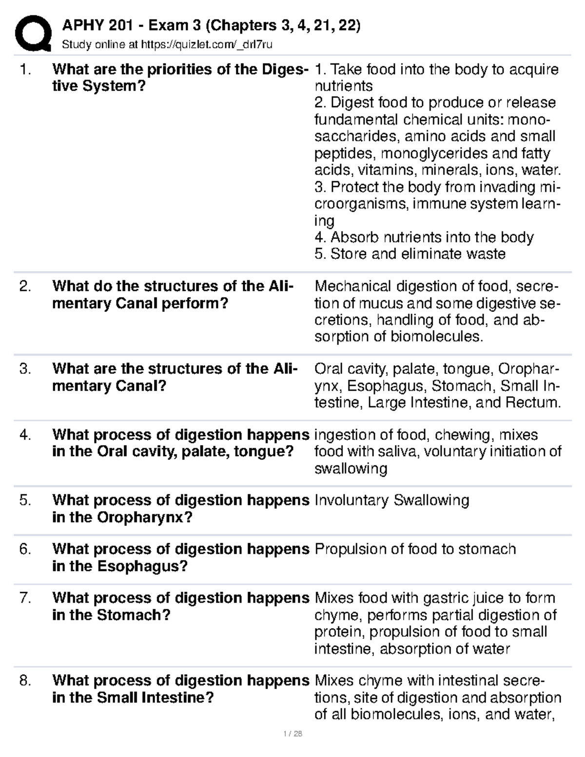 Exam 3 study guide - Study online at quizlet/_drl7ru What are the ...