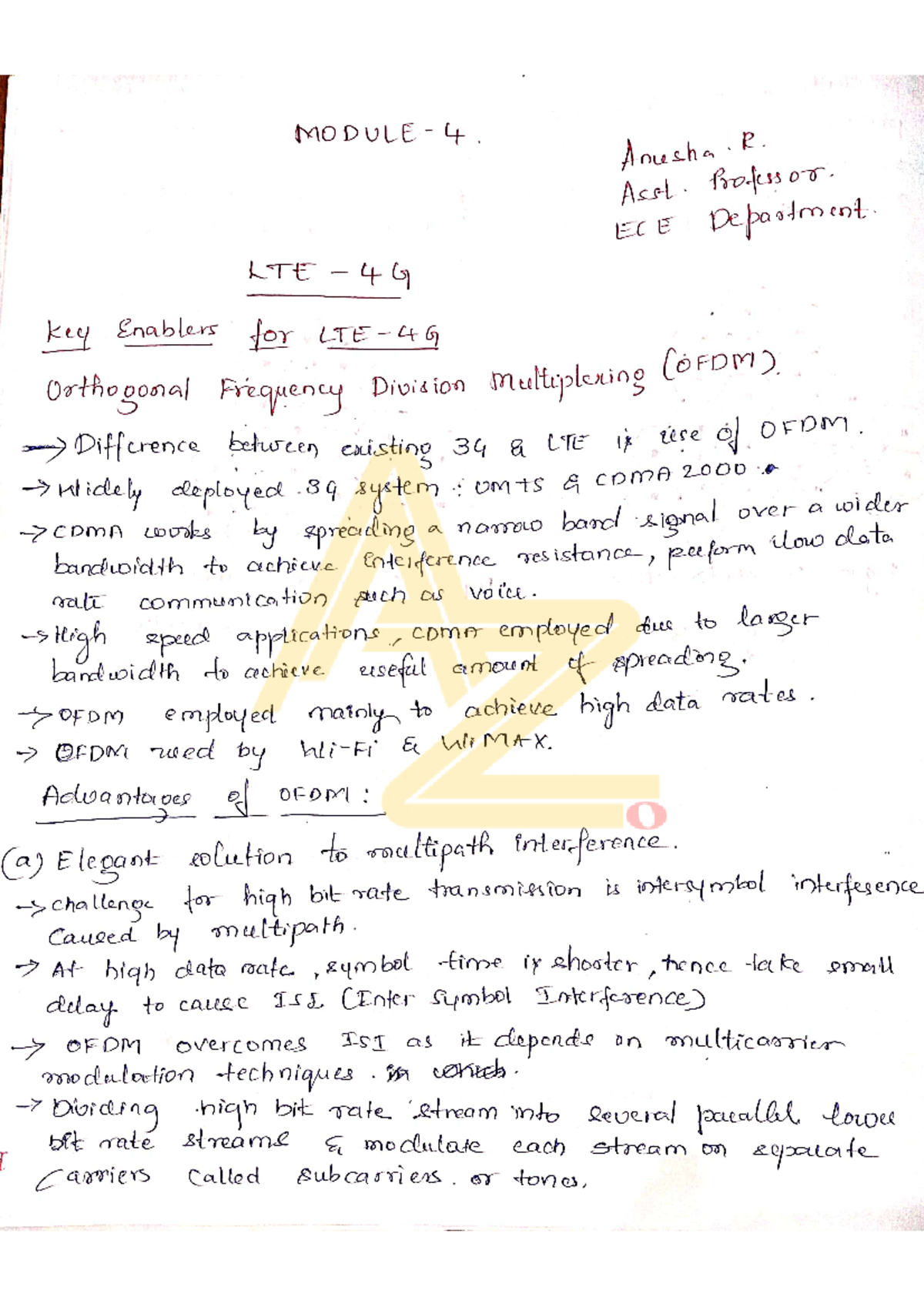 WCC Mod4@Az Documents - Electronics and Communication Engineering - Studocu