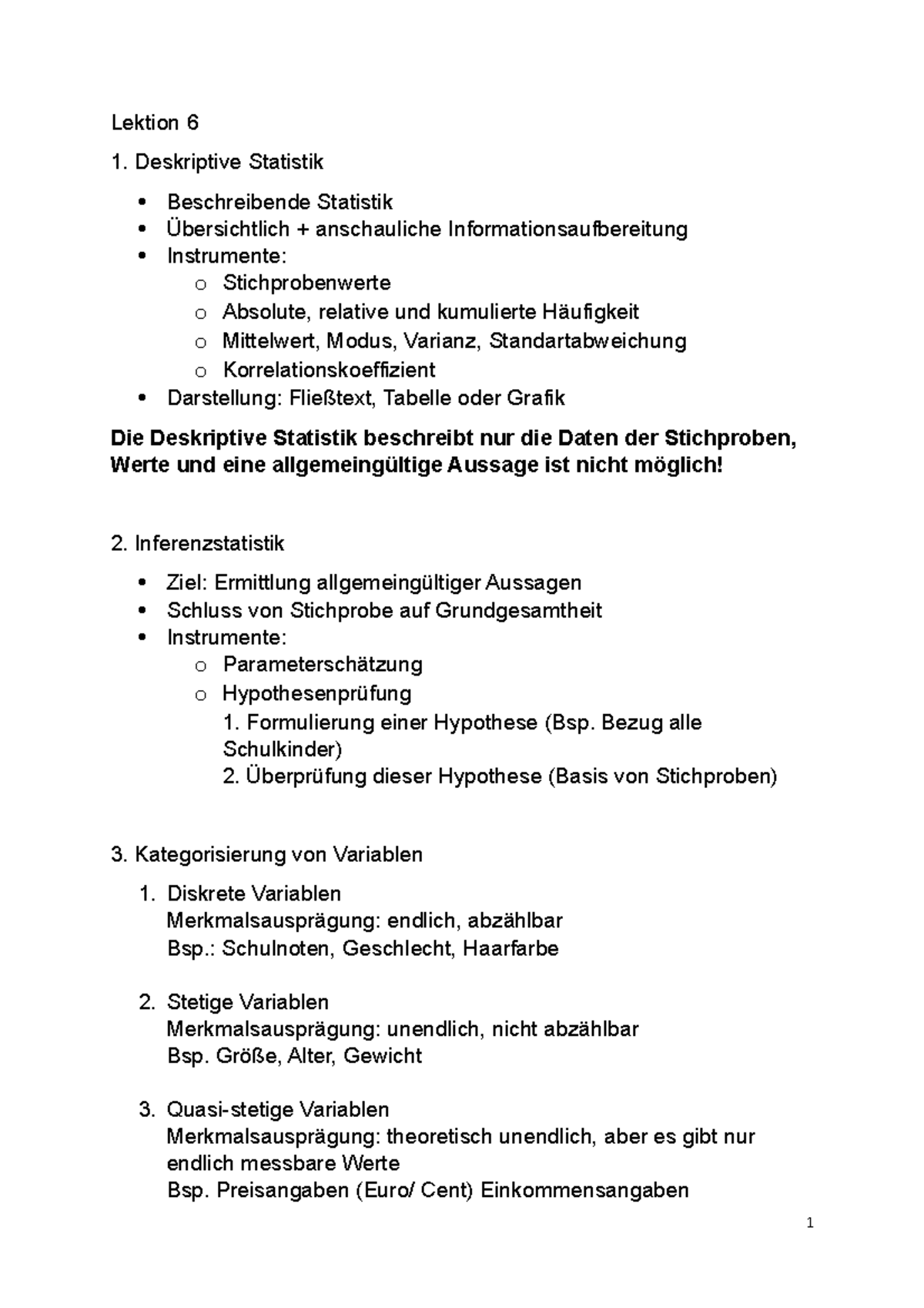 Zusammenfassung 6 Buchstaben