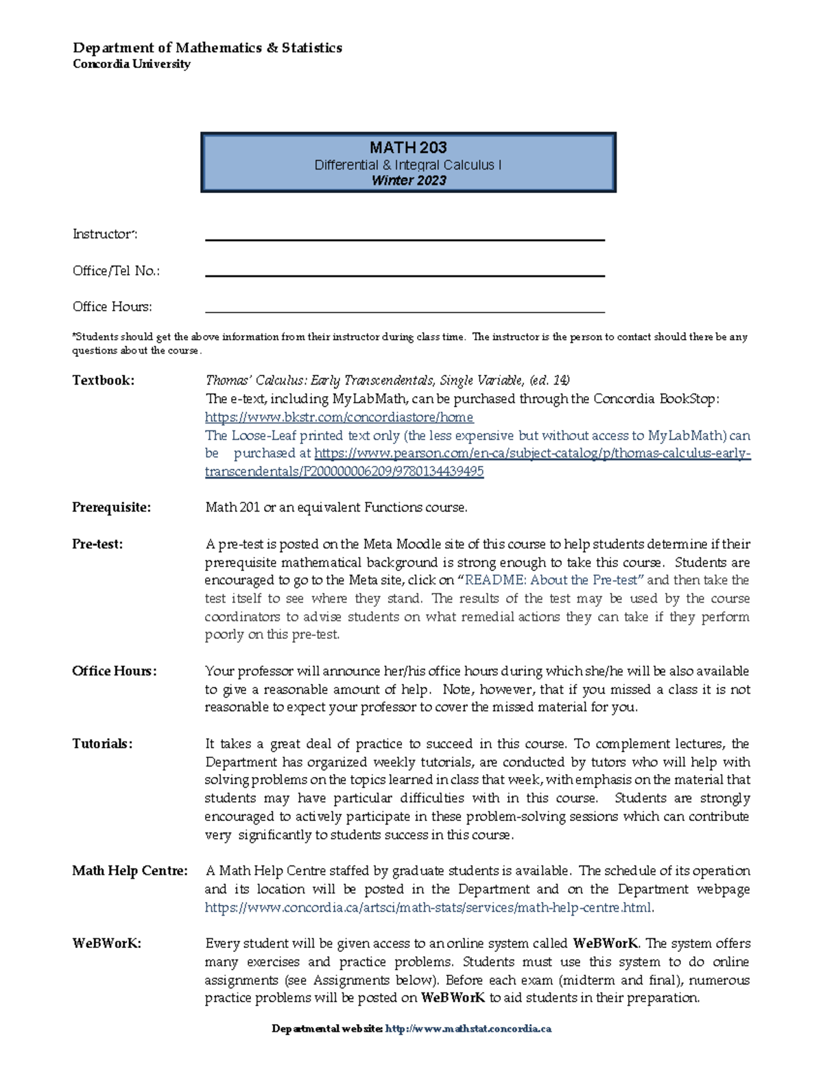 MATH 203 (Winter 2023) - assignment - Departmental website: mathstat ...