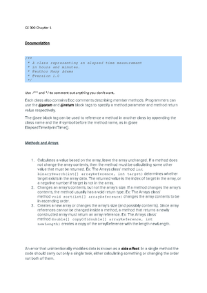 Module 7-9 Review - Contains summary for units 7-9 - Module 7 - Arrays ...