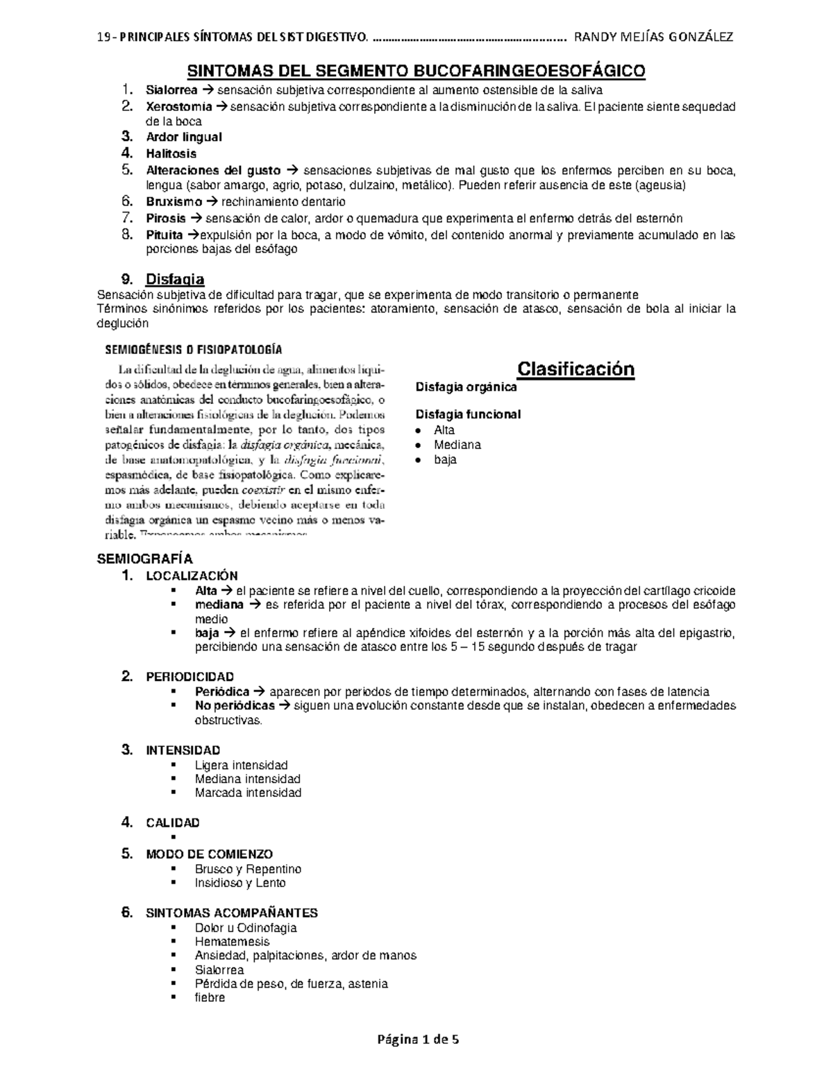 19- Principales Síntomas Y Signos DEL Sistema Digetivo - SINTOMAS DEL SEGMENTO ...