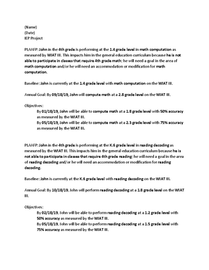 IRIS Module Answers - Assessment Take some time now to answer the ...