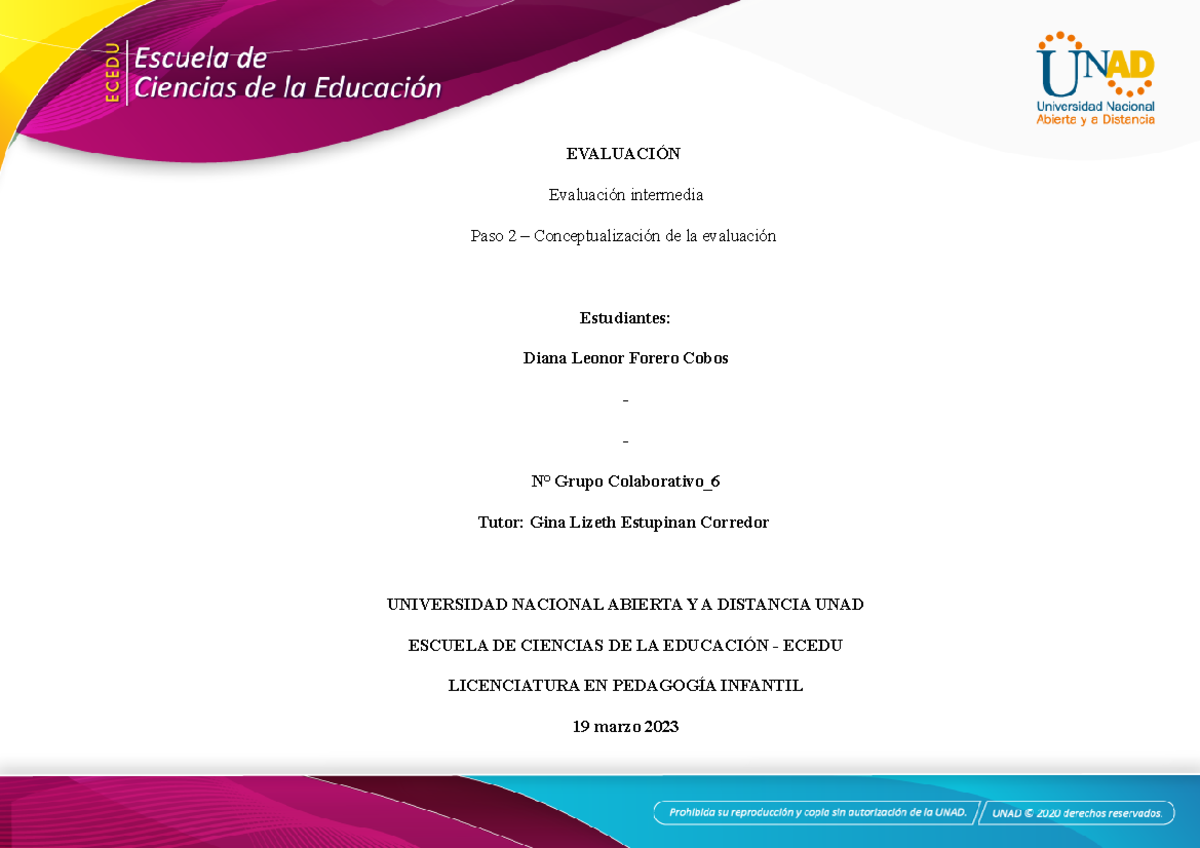 Anexo 1 - Formato Paso 2 - Conceptualización de la evaluación - EVALUACIÓN Evaluación intermedia ...